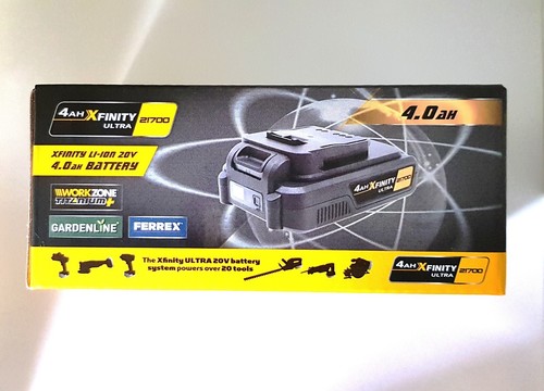 XFINITY Plus, ULTRA, 20V 4.0 AH Battery, NEW 21700 cells. FERREX ...