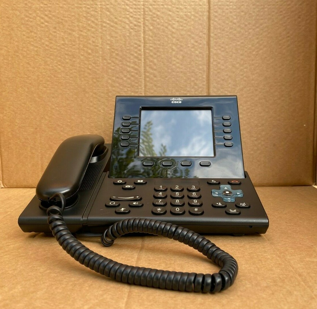 Cisco 8961 Unified IP Phone with Handset and Stand Cisco CP-8961-CL-K9 ...
