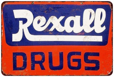 Rexall Drugs Reproduction Metal sign Vintage Look 8 x 12 | eBay