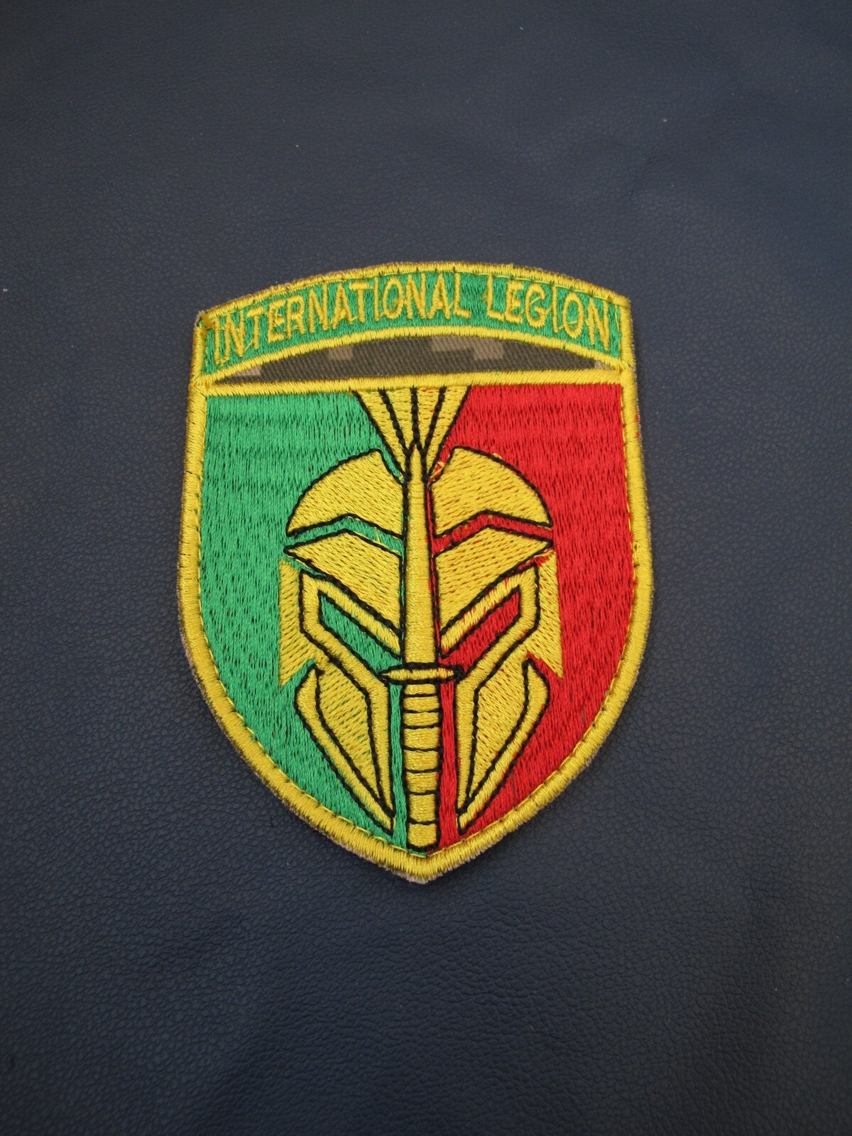 INTERNATIONAL LEGION PATCH UKRAINE ARMY 2022 embroidered 110 x 80 mm ...