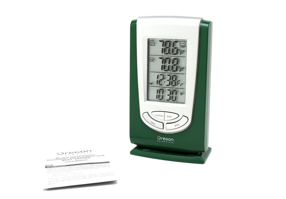 Oregon Scientific RAR188A Wireless Indoor/Outdoor Thermometer NO SENSOR ...