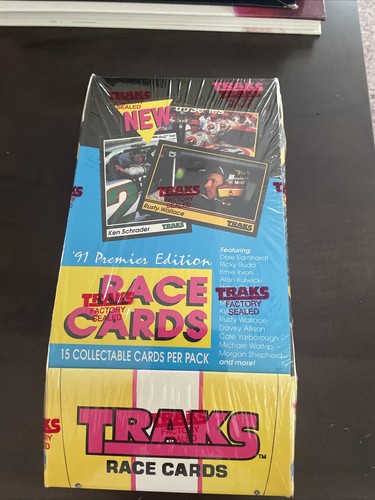 1991 TRAKS Premier Edition Race Cards Sealed Box …Jeff Gordon | eBay