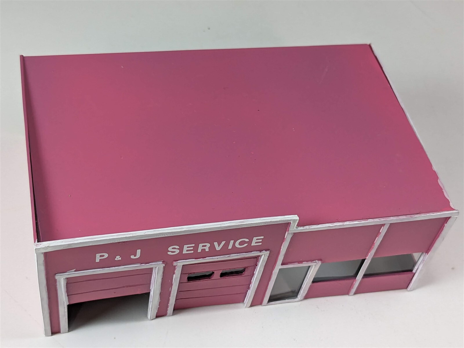 Custom Made Service Station w/ Fuel Truck HO Scale Building Built | eBay