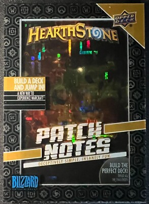 2023 Blizzard Legacy Patch Notes Hearthstone Version 3.0 PN-12 SSP | eBay