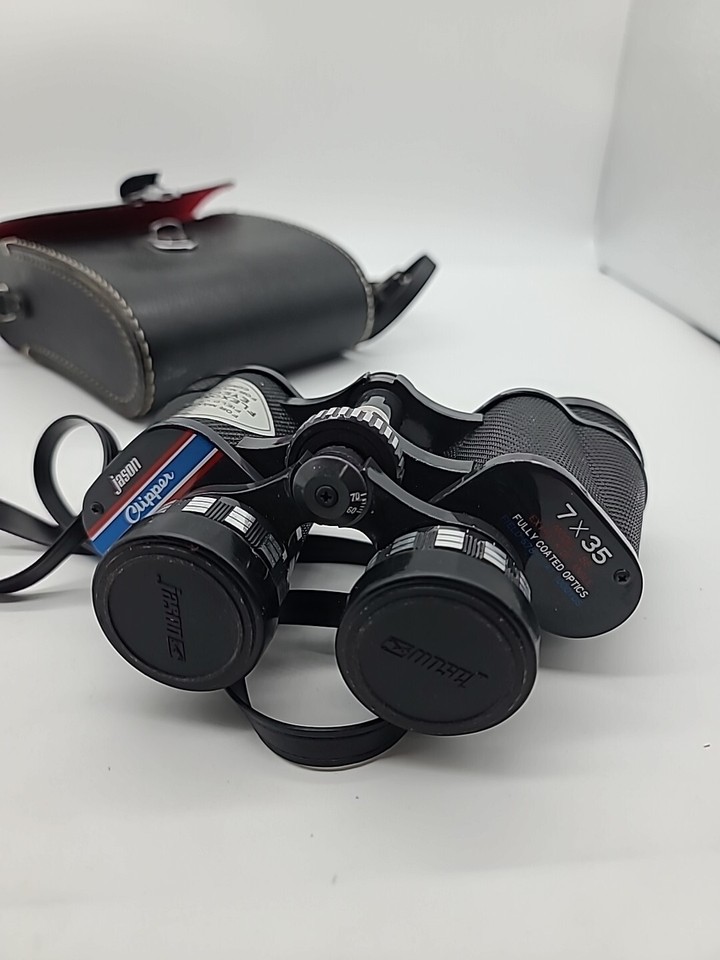 JASON Clipper MODEL 188 BINOCULARS 7 X 35 FIELD 578 ft. @ 1000 yds ...