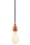 Fabric Cable Light Fitting Pendant with Brass E27 Lampholder Ceiling ...