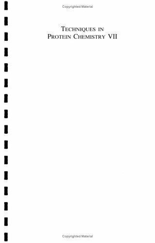 Techniques in Protein Chemistry Ser.: Techniques in Protein Chemistry ...