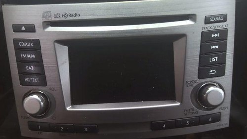12 Subaru Legacy 3.6l Am-fm-cd High Definition Radio Limited | eBay