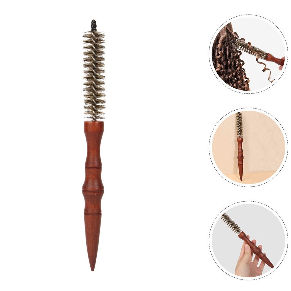 Round Hair Brush Rolling Comb for Blow Drying Curling Women Hair Brush ...