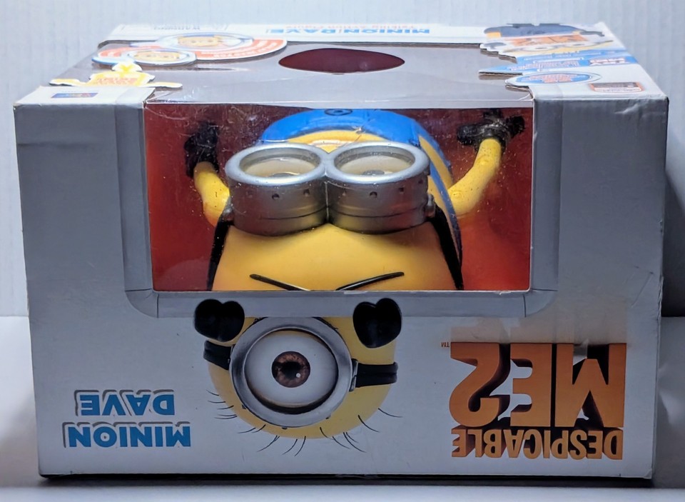 Despicable Me 2 Minion Dave Interactive Talking 9" Action Figure ...