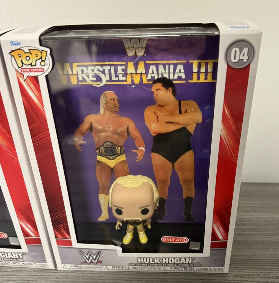 Funko POP! WWE Cover: Hulk vs Andre - Andre The Giant Hulk Hogan Vinyl ...