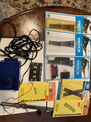 electric Toy train track switches and track and transformer | eBay