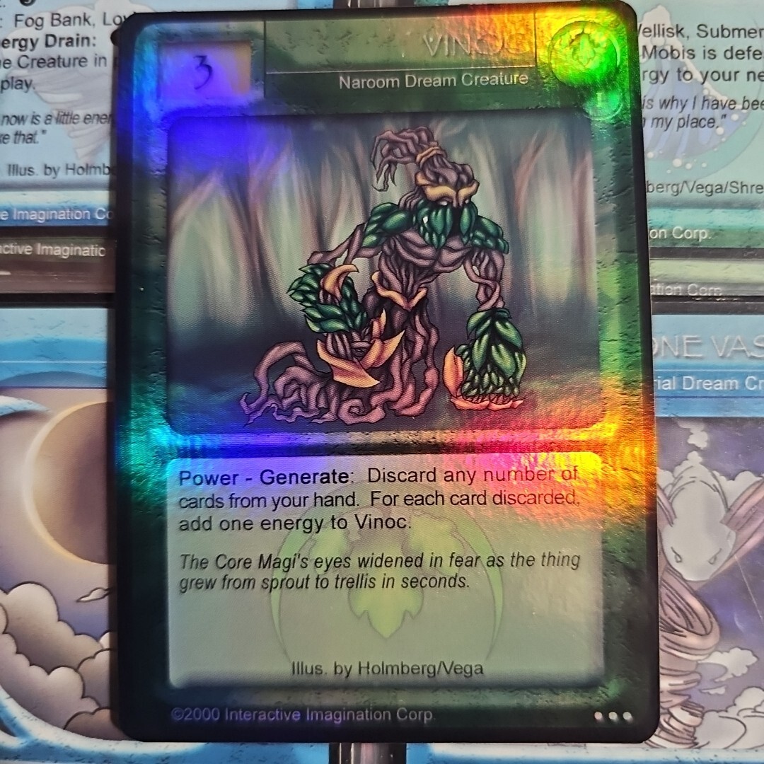 Magi Nation Cards Vinoc Foil | eBay