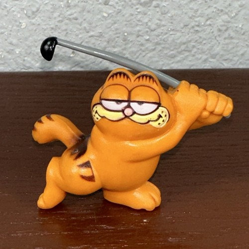 Vintage Garfield PVC Character Figure with Golf Club - Golfer Gift Cake ...