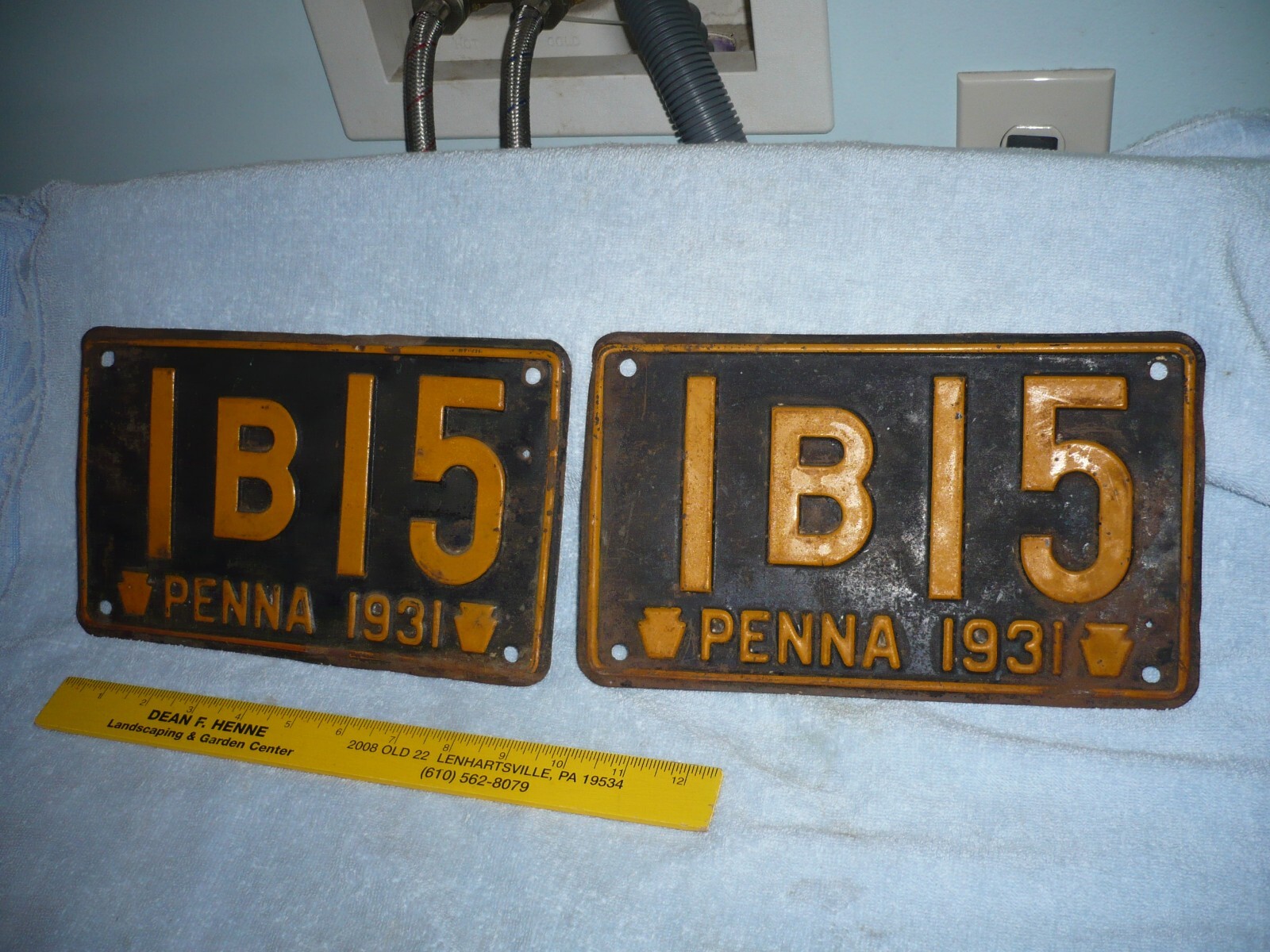 ODD 1931 pair of Pennsylvania License Plates | eBay