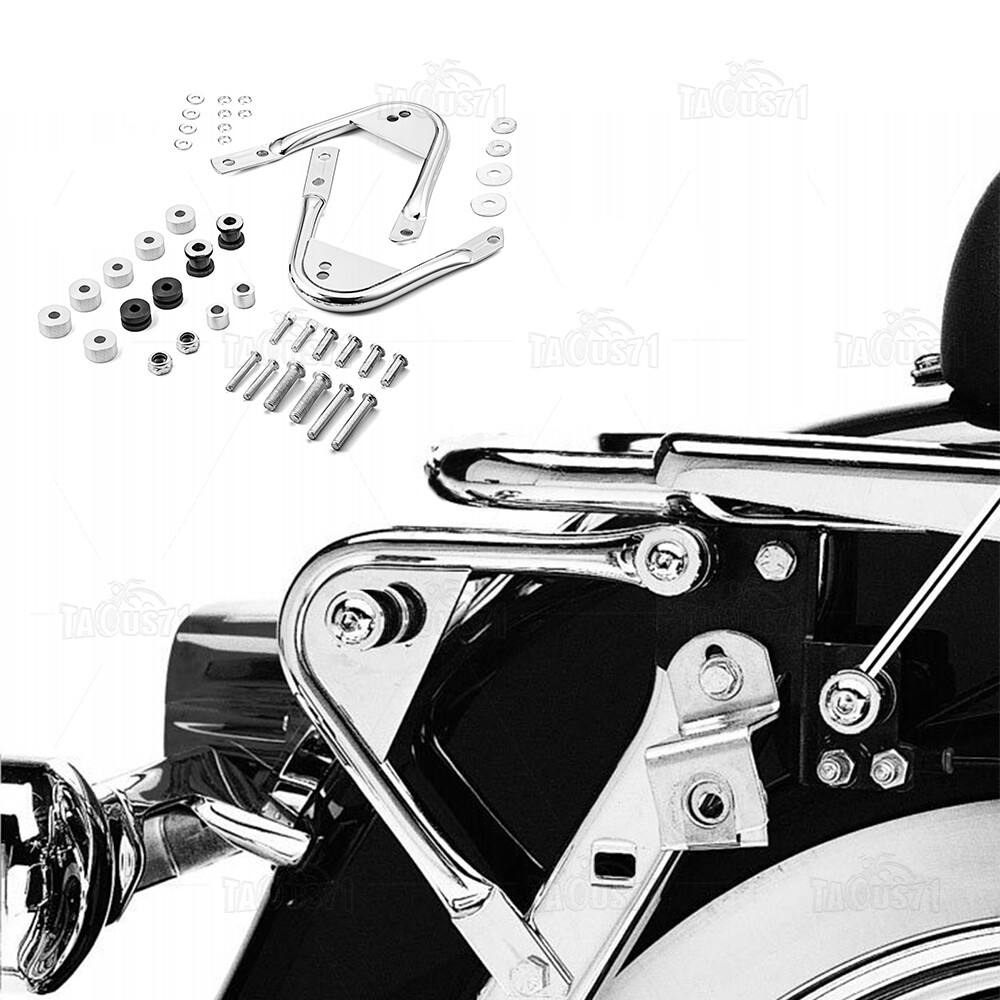 1997-2008 Harley Touring Quick Release Two-up Tour Pack Rack Mount ...