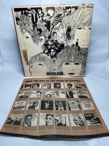 Beatles Capitol Records ST 2576 Revolver Contract Pressing Vinyl LP ...