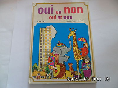 LIVRE EDITIONS DES DEUX COQS D'OR OUI OU NON OUI ET NON 1975 J45 | eBay
