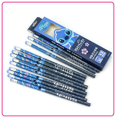 12PC Frozen Elsa HB Pencils Snow Eraser Kids Childrens Party Bag ...