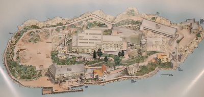 Alcatraz Prison Map Alcatraz Prison Blueprints Tapestry By Design