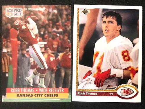 NFL - Robb Thomas 1991 Pro Set & 1991 Upper Deck Football - Chiefs | eBay