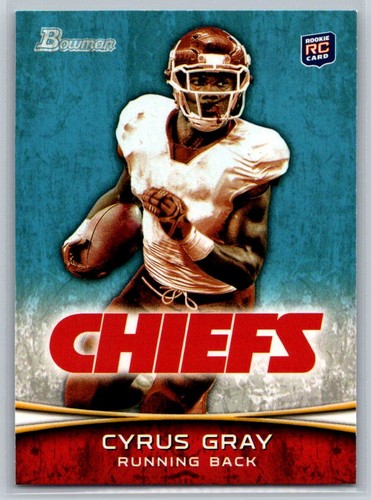 2012 Bowman #165 Cyrus Gray Kansas City Chiefs Blue | eBay