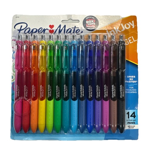 Paper Mate Ink Joy Gel 14 Assorted Colors 0.7mm Medium Point Pens ...