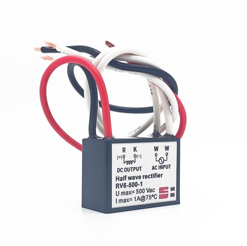 1PC 500 Vac 1A@75℃ brake rectifier RV6-500-1 Half wave rectifier | eBay