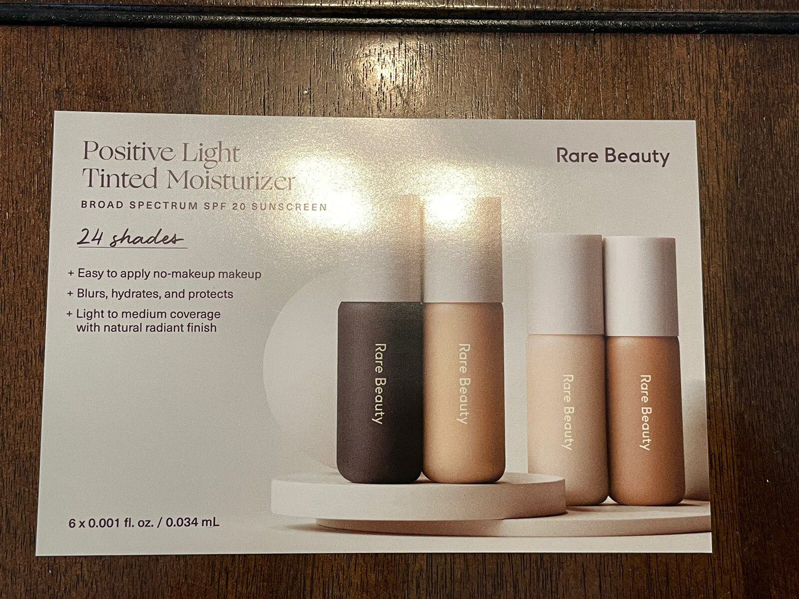 Rare Beauty Positive Light Tinted Moisturizer SPF 20 Sunscreen Sample ...