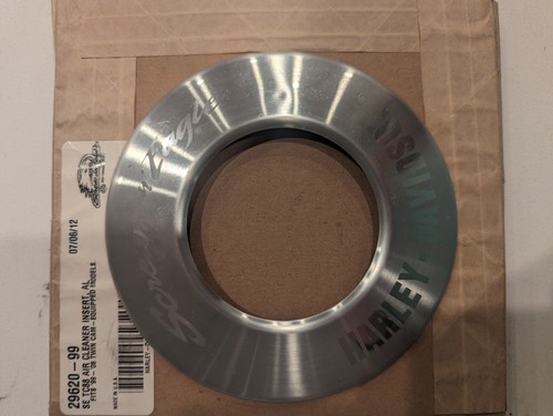 OEM Harley Screamin’ eagle twin cam 88 air cleaner Cover Insert Round ...