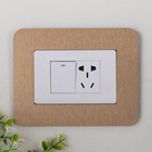 Light Switch Surround Socket Plug Finger Cover Hygienic Plate Single ...