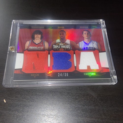 2006-07 Topps Triple Threads 24/36 Redick / Wade / Morrison | eBay