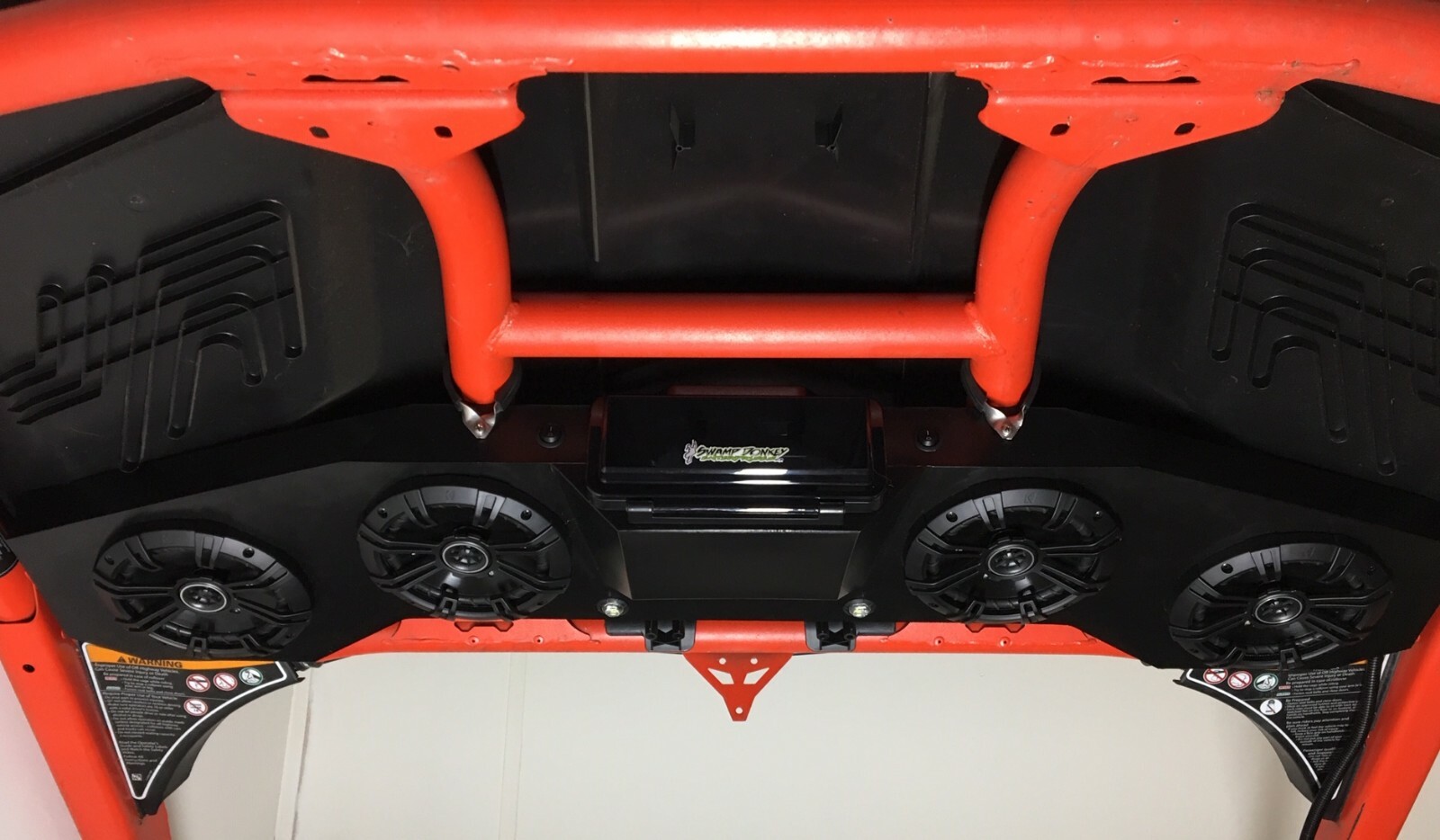 CAN AM X3 Maverick Stereo Radio Kicker 4 speaker Bluetooth sound bar | eBay