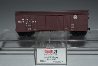 N Scale MTL 29080 Pacific Great Eastern 40' 1 & 1/2 Door Boxcar 4101 ...