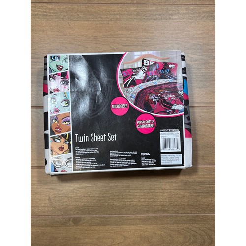 Monster High Ghoulie Gang Twin Microfiber Bed Sheet Set New in Box 2013 ...