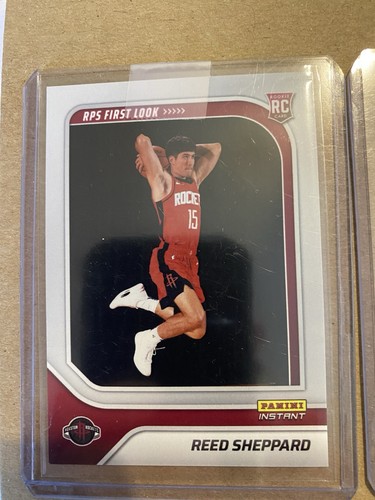 REED SHEPPARD ROOKIE CARD #d1/1297 #1/404 #1/1082 '24 PANINI INSTANT ...