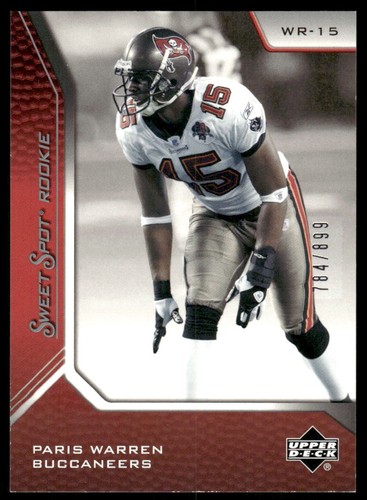 Paris Warren Rookie 2005 Upper Deck Sweet Spot #110 #/899 47177 | eBay