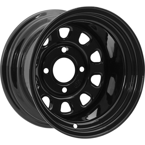ITP Delta Steel Wheel - Front/Rear - Black - 12x7 - 4/137 - 4+3 ...