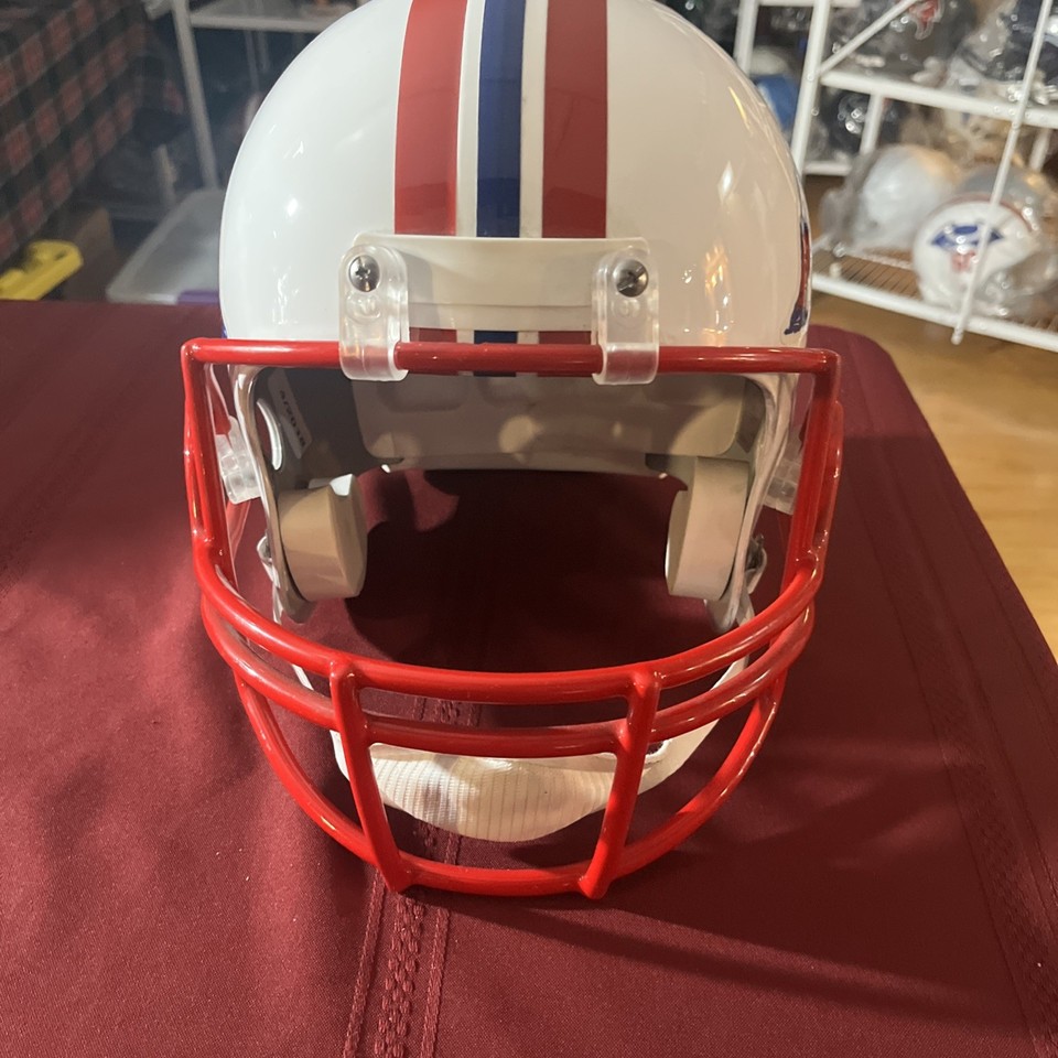 New Englan Patriots Full Size Throw Back Replica Football Helmet ( Big ...