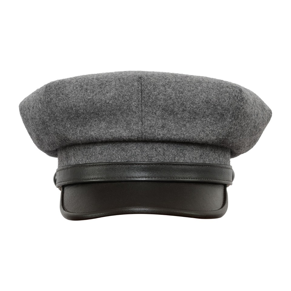 Sterkowski MOTO Wool Brando Cap Motorcycle Peaked Newsboy Rider Wild ...