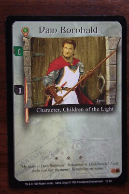 The Wheel of Time CCG-"Dain Bornhald" | eBay