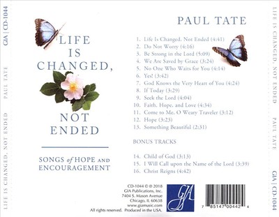 PAUL TATE LIFE IS CHANGED, NOT ENDED NEW CD 785147004424| eBay