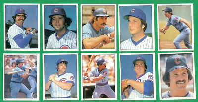 1981 TOPPS STICKER CHICAGO CUBS TEAM SET NM KINGMAN BUCKNER x2 SUTTER ...