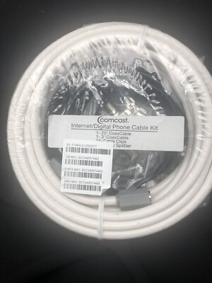 Comcast Xfinity Self Install Internet Digital Phone Cable Kit w/ Coax ...