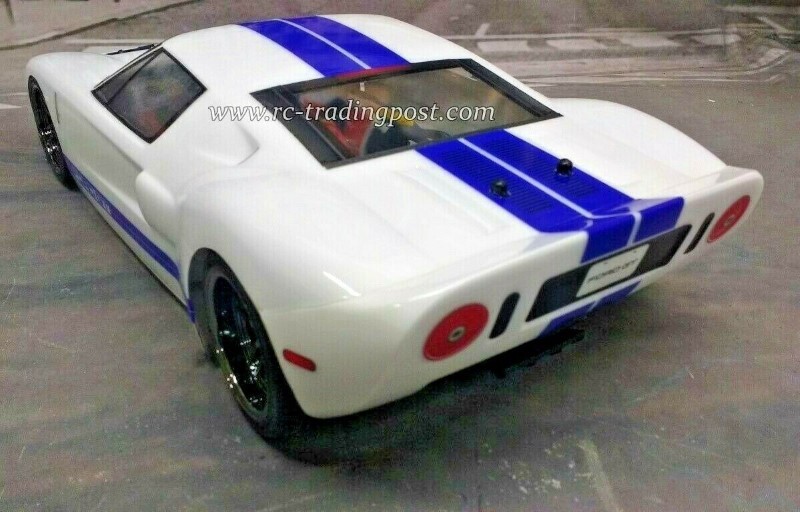 FORD GT Custom Painted RC Car Body 1/10 OnRoad HPI/4Tec2.0/V100/RDS ...