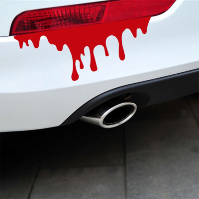 Blood Flowing Dripping Die Cut Vinyl Car Window Decal Bumper Sticker US ...