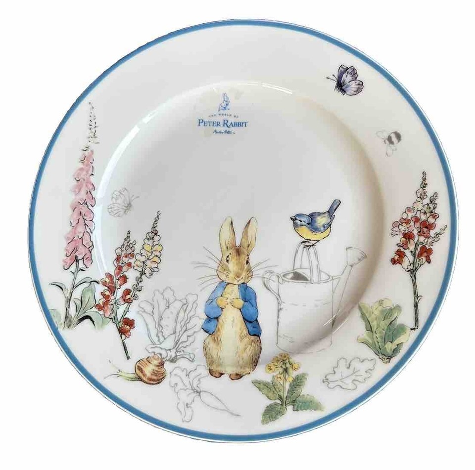 2022 Beatrix Potter Peter Rabbit Easter Garden Bunny Dinner Plates 10.5 ...