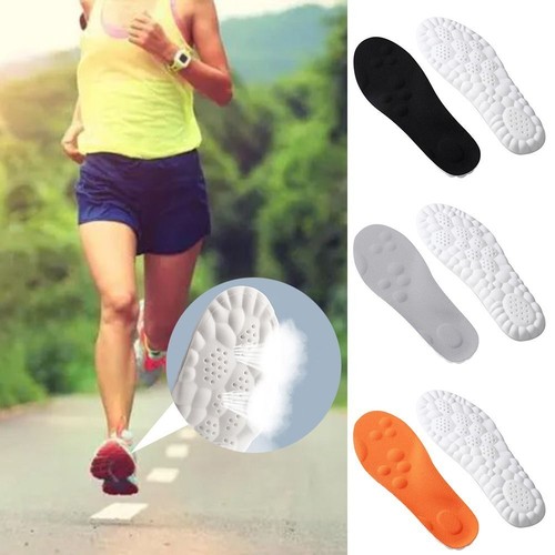 Sports Insoles 4D Cloud Technology Insole Breathable Shock Insoles ...