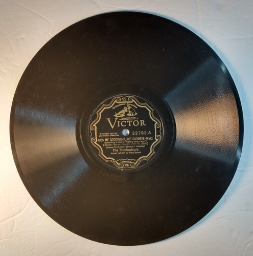 High Hatters / Troubadours - Kiss Me Goodnight, Not Goodbye / The Cute ...