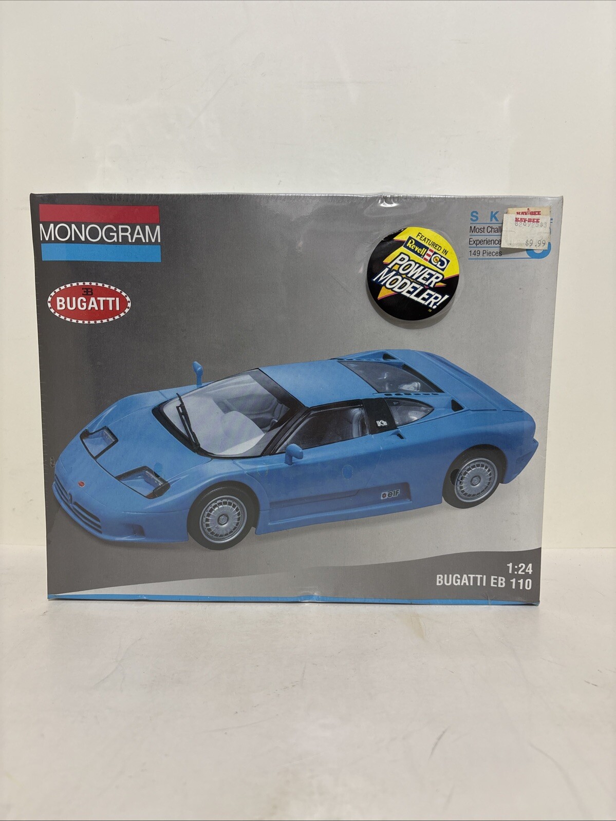 Bugatti EB 110 EB110 Monogram Vintage 1993 1:24 Model Kit NEW SEALED ...